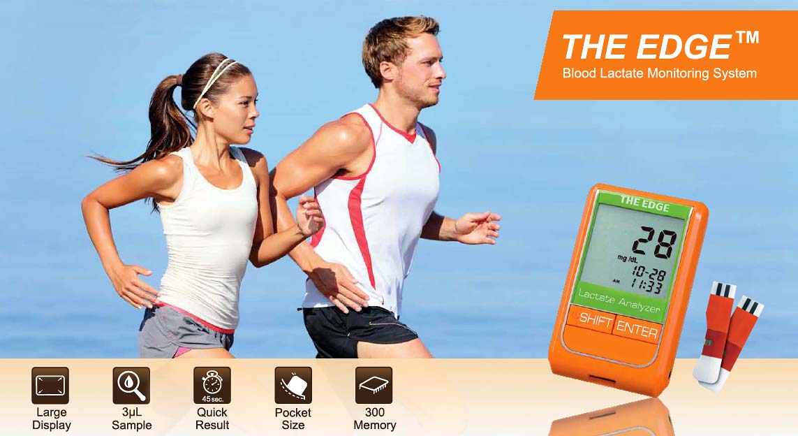 EDGE Lactate Meter Test Kit - Home Blood Monitor