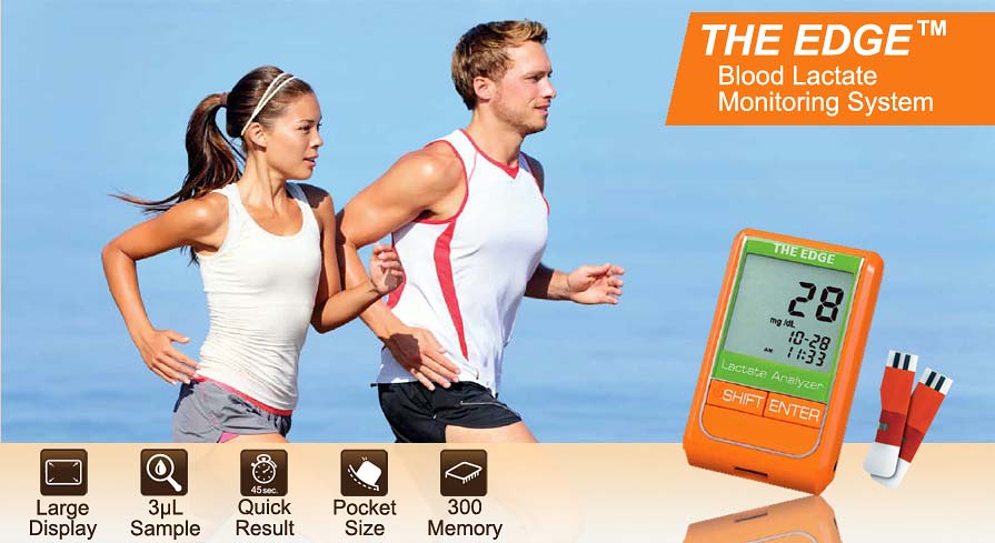EDGE Lactate Meter Test Kit - Home Blood Monitor