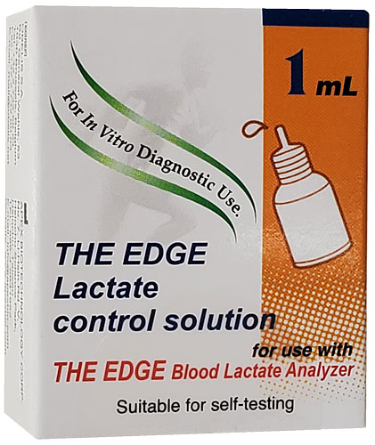 EDGE Control Solution - Verify Lactate Tester Accuracy